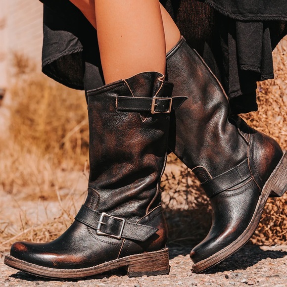 Freebird by Steven | Shoes | Freebird Crosby Brown Leather Western Boot Sz | Poshmark